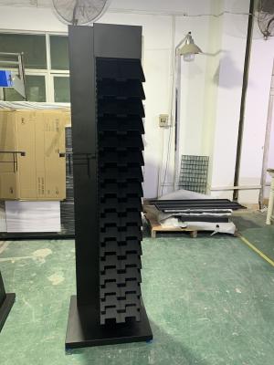 China RoHS Stone Display Base 2000mm Retail Showrooms Floor Tile Display Rack Customizable for sale