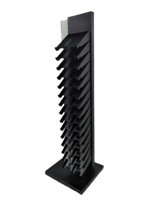 China RoHS Stone Display Base 2000mm Retail Showrooms Floor Tile Display Rack Customizable for sale