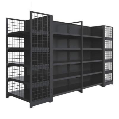 China Versatile Custom Retail Metal Display Supermarket Display Rackes And Shelves for sale