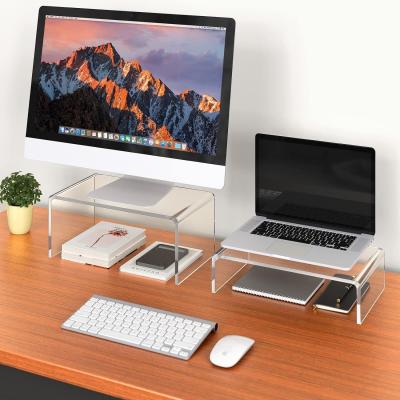 China Heightening 10cm Display Computer Monitor Rack U Shaped Monitor Mount Rack For Office for sale
