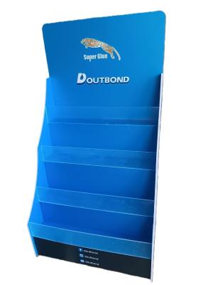 China Sleek Retail Point Of Purchase Display Stands Customize Size High Impact Stand Alone Pos for sale