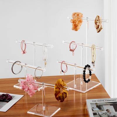 China Multi Tier Counter Top Display Stand 25cm  Bracelet Necklace Jewelry Display Stand for sale