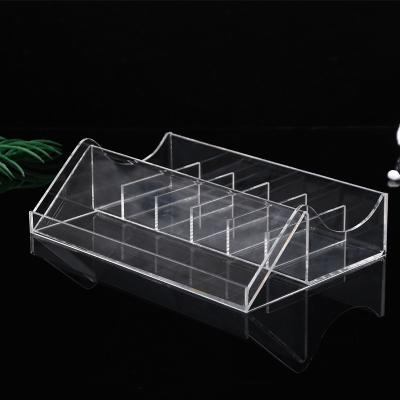 Cina 4 Divisioni -12 Divisioni Cintura Display Rack Cintura Chiara Display Stand For Home Commerciale in vendita