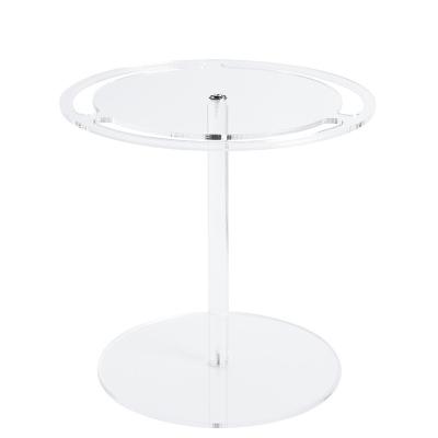 China Elegant 2 Layers Sunglasses Display Stand Rack 360 Degree Rotating Glasses Holder for sale