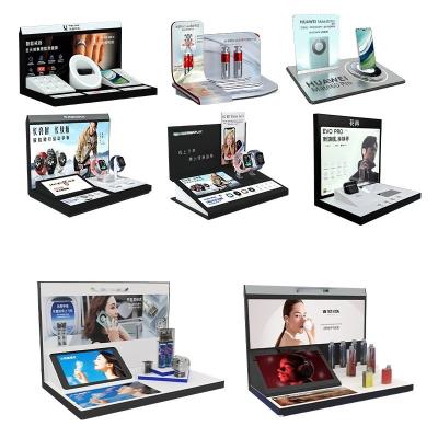 Cina Espositori per orologi personalizzati in acrilico, espositori per telefoni, supporto con laminazione lucida in vendita