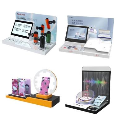 Cina Espositori per orologi personalizzati in acrilico, espositori per telefoni, supporto con laminazione lucida in vendita