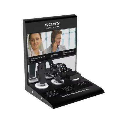 Cina Espositori per orologi personalizzati in acrilico, espositori per telefoni, supporto con laminazione lucida in vendita