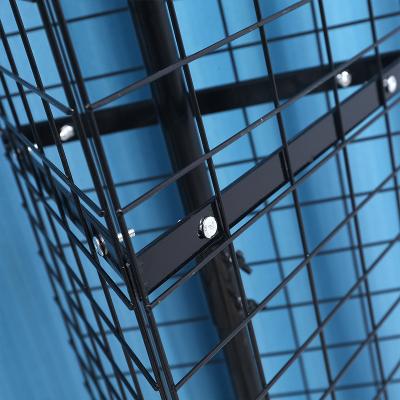 China Custom Store Metal Wire Display Racks Hanging Hook Grid Panel Display Rack 35cm for sale