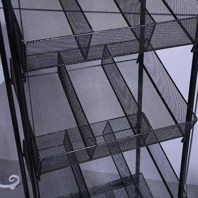 Cina Espositore a filo leggero Scaffali in legno con ruote in vendita
