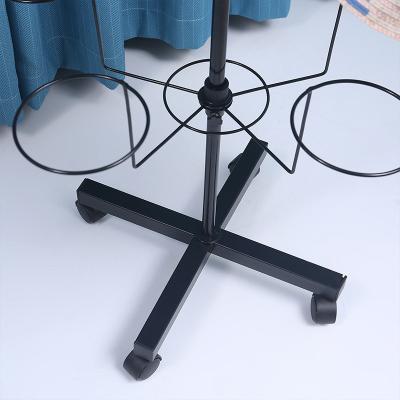 Cina 5 livelli di spinning POP POS Display Cappello metallico Display Rack Rack Con filo 1600mm in vendita