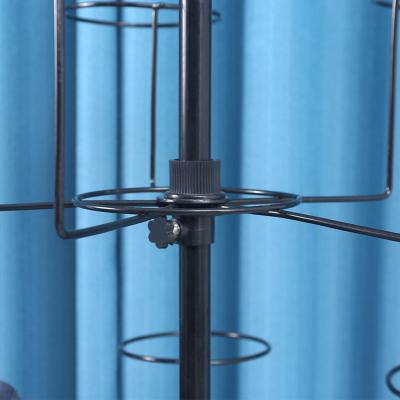 Cina 5 livelli di spinning POP POS Display Cappello metallico Display Rack Rack Con filo 1600mm in vendita