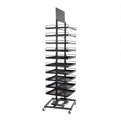China Customized Metal Display Rack Multi Tier Metal POP Display Rack For Essential Oils for sale