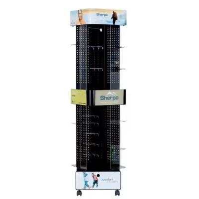 Cina 1mm 2mm 3mm Metallo Display Rack Stoccaggio Pegboard Display Stand in vendita