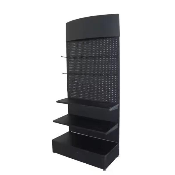 Quality Heavy Duty Grocery Store Display Racks Trade Shows Powder Coated Wall Mount for sale