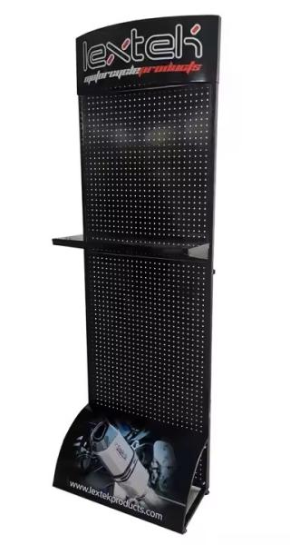 Quality Heavy Duty Grocery Store Display Racks Trade Shows Powder Coated Wall Mount for sale