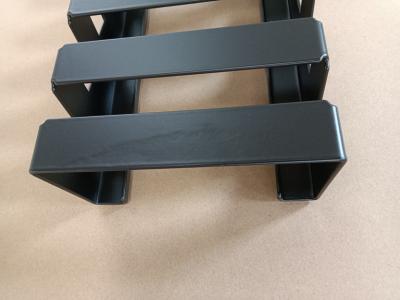 Cina Matt Black Tile Display Stand Quartz Samples Stand di bancone Tenere 2 cm in vendita