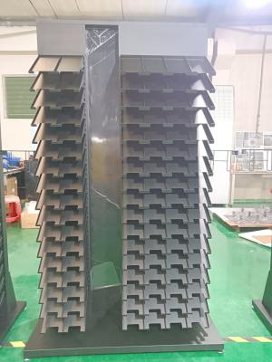 Cina Espositori da pavimento per negozi da 1983 mm, espositore 2 in 1 per piastrelle in porcellana e ceramica con grafica in vendita
