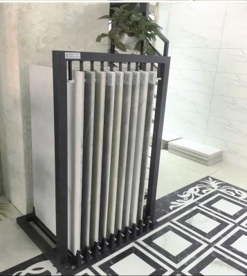 China Mosaics Tile Display Stand Slab Sliding Out Granite Sample Display Rack Single Double Sides for sale