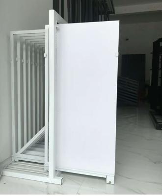 China Mosaics Tile Display Stand Slab Sliding Out Granite Sample Display Rack Single Double Sides for sale