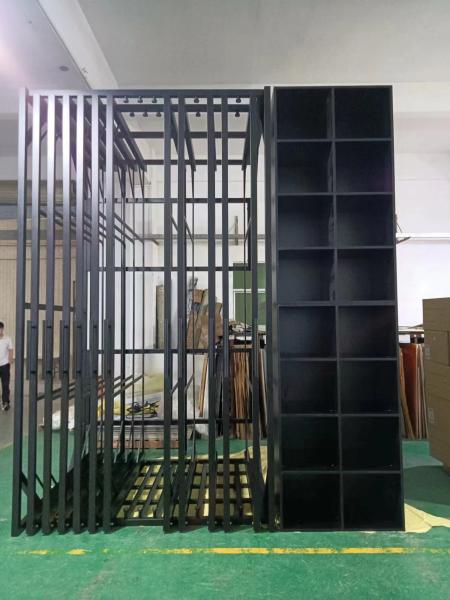 Quality Metal Porcelain Panel Tile Showroom Display Stands Rolling Out 3200 X 1500mm Slab for sale