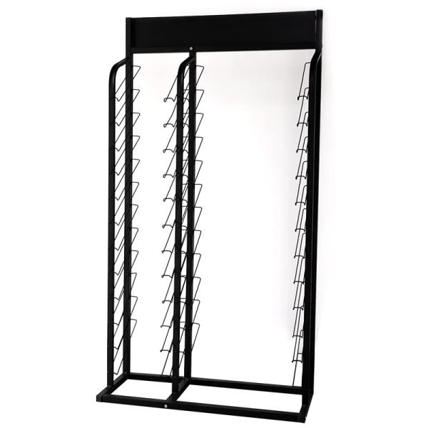 Quality 12 Shelves Metal Granite Sample Display Rack Wire Combination Waterfall Tile for sale