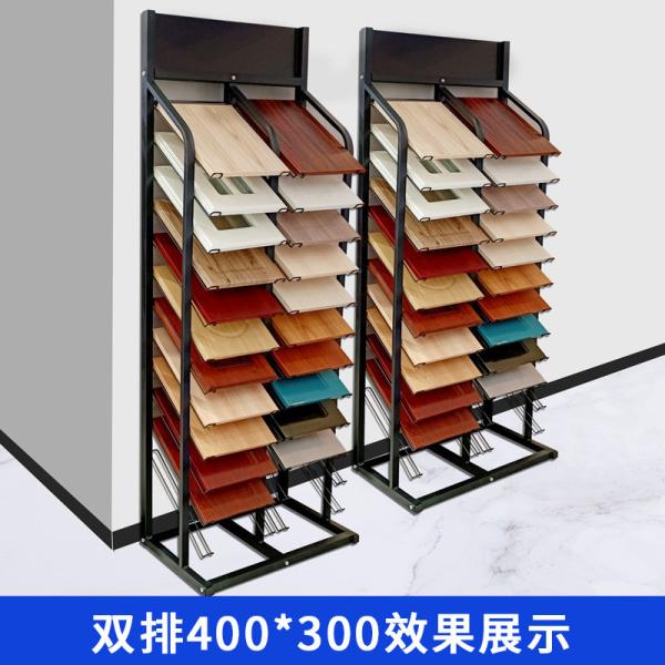 Quality Multiple Rows Stone Display Rack 400x300mm Quartz  Ceramic Tile Display Stand for sale