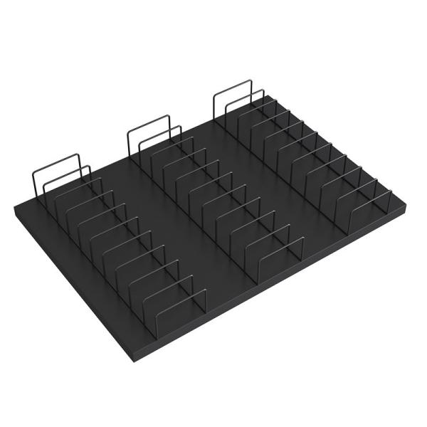 Quality All In One Stone Display Stand White Multi Row Quartz Display Rack Sample Holder for sale