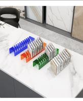 Quality Tabletop Acrylic Stone Display Stand Tile Display Stand Rack Plate Organizer 10 for sale
