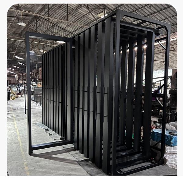 Quality 2545mm Display Cabinet Stand Customized Powder Coated Door Frame Display for sale