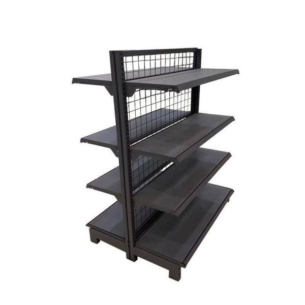 Quality Plastic Grocery Store Shelving Odm Adjustable Metal Display Racks For Shop for sale