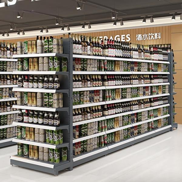 Quality Customized Size Grocery Store Gondola Shelving OEM Supermarket Gondola Shelving for sale