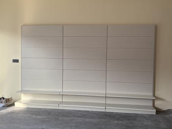 Quality Grey White Gondola Store Shelving 65kg Capacity Black Gondola Shelving Units for sale