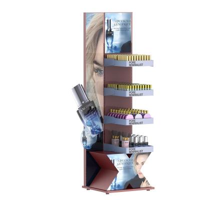 China Makeup Beauty Products  Point Of Sale Stands Custom Lipstick Display Stand  Pp Lamination for sale