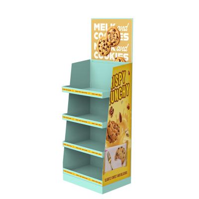 Cina Distribuzione al dettaglio Supermercato Snick Display Stand Glossy Display Point of Sale personalizzati in vendita