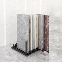 Quality 600x1200mm Slab Tile Display Stand Pulling Out Granite Marble Stone Sample for sale