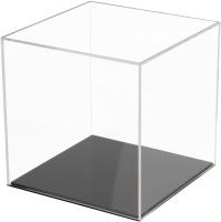 China Custom-sized Acrylic Plexiglass Display Cases Acrylic Rectangle Square Clear Plastic Box Candy Cube Box for sale