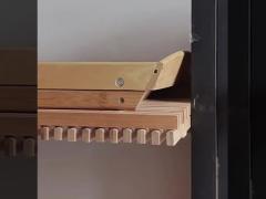 Présentoirs en bois polyvalents pour boissons, étagère rotative en contreplaqué personnalisée