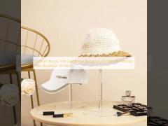Affichage transparent noir acrylique support d' accessoire de cheveux 20cm