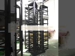 Custom Stone Display Stand Acrylic LOGO 12 X 20in Rotating Tile Display Stand
