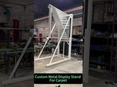 Flip Page Metal Display Stands Wing Carpet Display Stand Rack Rug Rack  1.6M X 2.3M