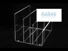 3 section desk mail organizer 5 section clear lightweight acrylic file holder