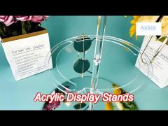 elegant 2 layers sunglasses display stand rack 360 degree rotating glasses holder