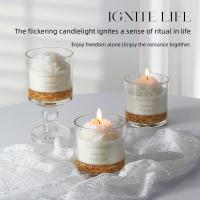 Quality Large Flower Scented Candles 410g Custom Made Scented Candles for sale