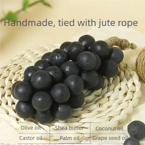Quality 330G Cold Process Soap Handmade Natural Grape Bar Soap For Excellent Moisture for sale