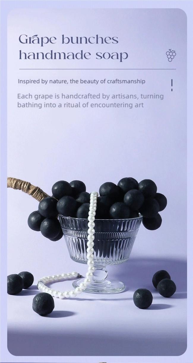 Grape Cluster Soap production process