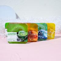 Quality Multi Scents Exfoliating Loofah Soap OEM / ODM Square Soap Bar for sale