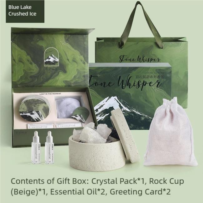 Whispering Rocks Diffuser Stone in various home settings