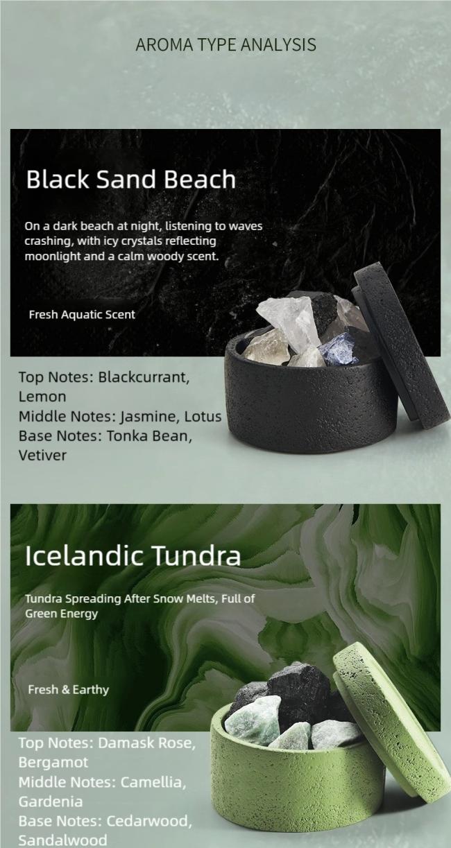 Packaged Whispering Rocks Diffuser Stone gift box