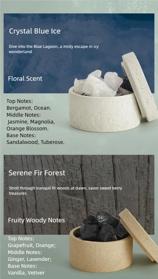 Whispering Rocks Diffuser Stone in home decor setting
