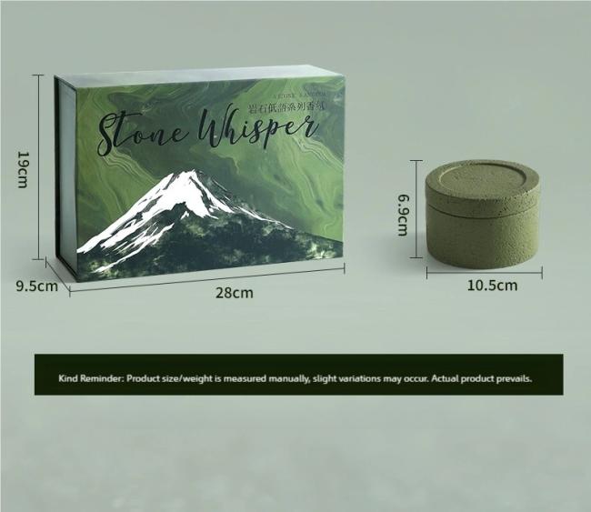 Complete Whispering Rocks Diffuser Stone gift set components